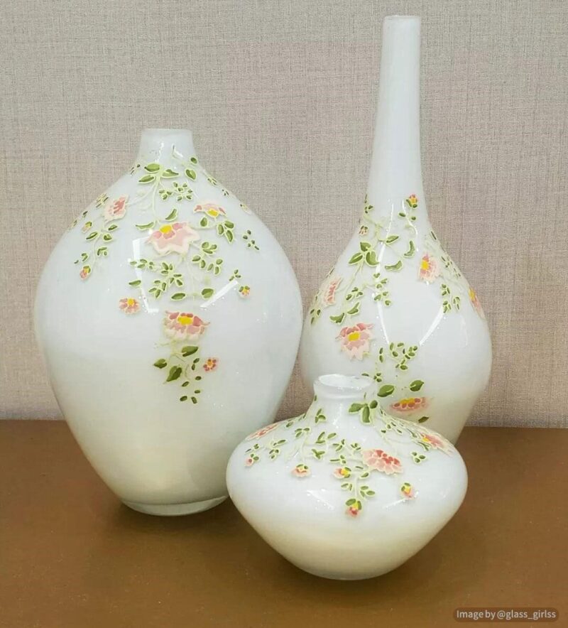 Enameling on Glass Minakari Handicrafts | Destination Iran