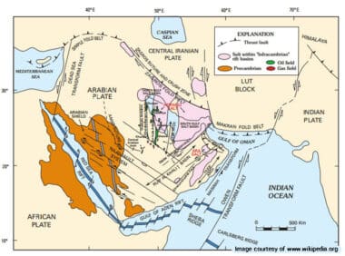 Map of the Persian Gulf Countries | Destination Iran