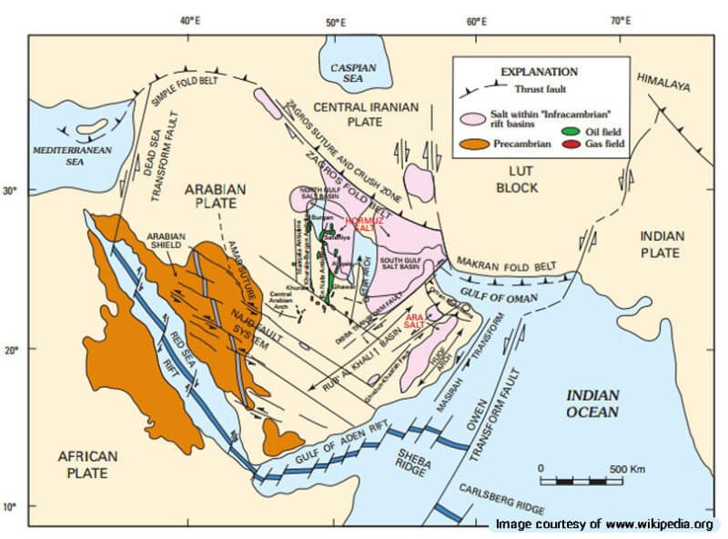 Map of the Persian Gulf Countries | Destination Iran